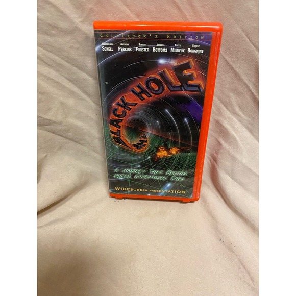 Disney | Media | The Black Hole Vhs Widescreen Collectors Edition Red ...